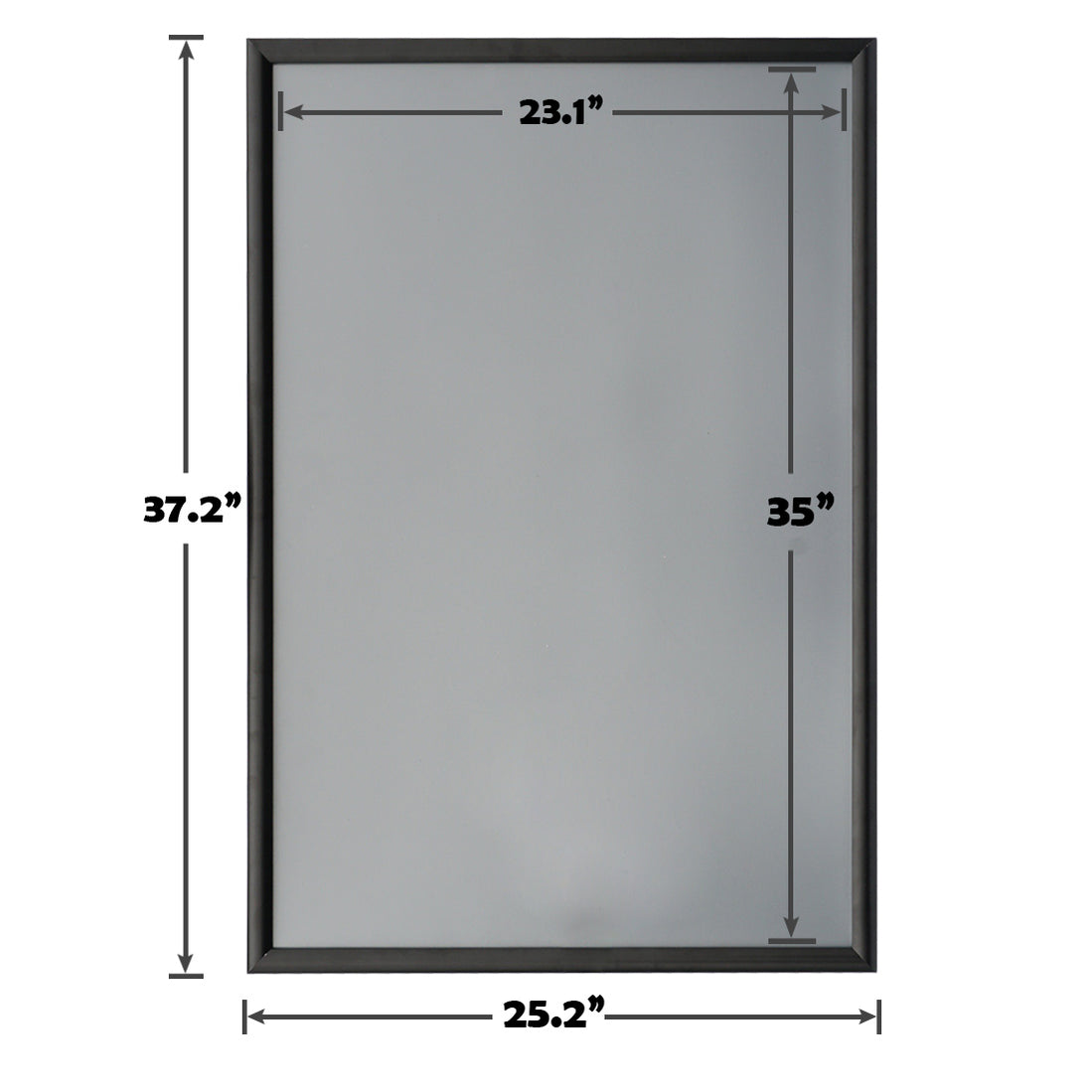 Aluminum Snap Frame for 24 x 36 frame — Haitian Display
